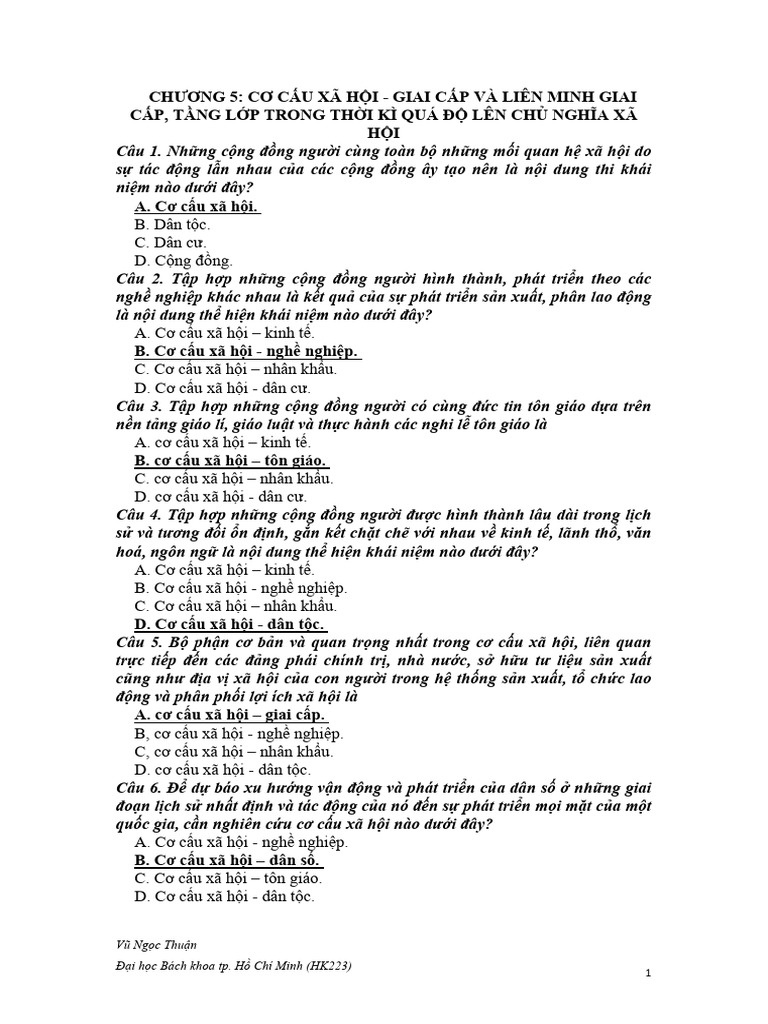 On TP TRC Nghim CH Nghia Xa Hi Khoa | PDF