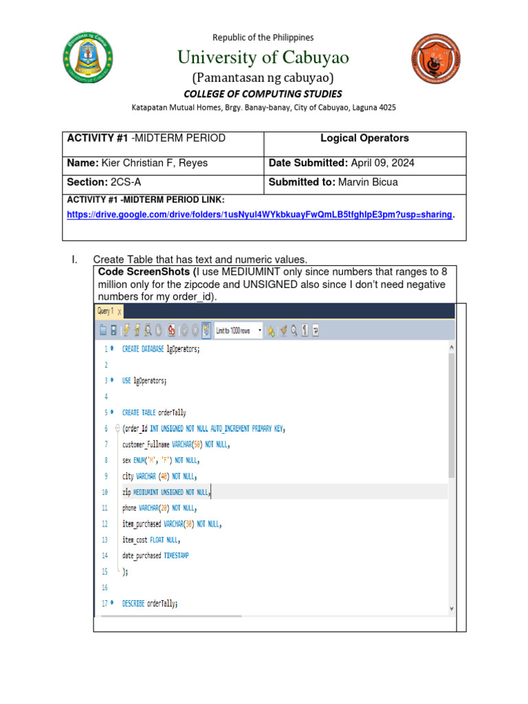 Reyes Kier Christian Activity Ccs110 Midterm Period | Download Free PDF | I Phone