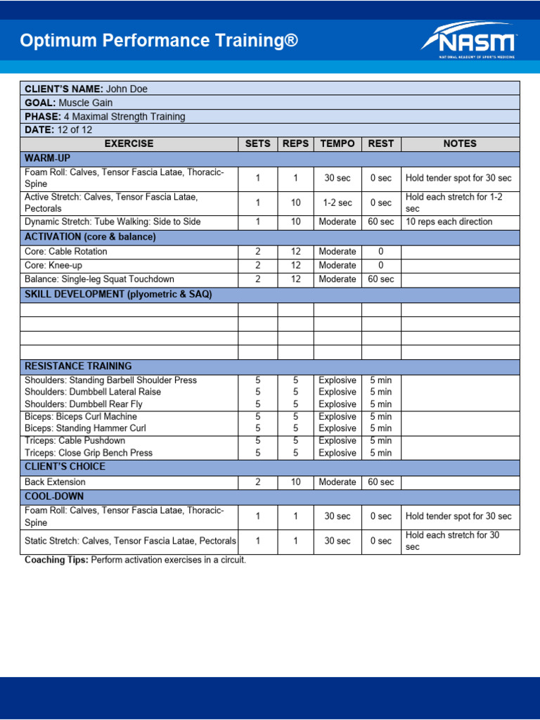 CPT7 Muscle Gain12 | PDF