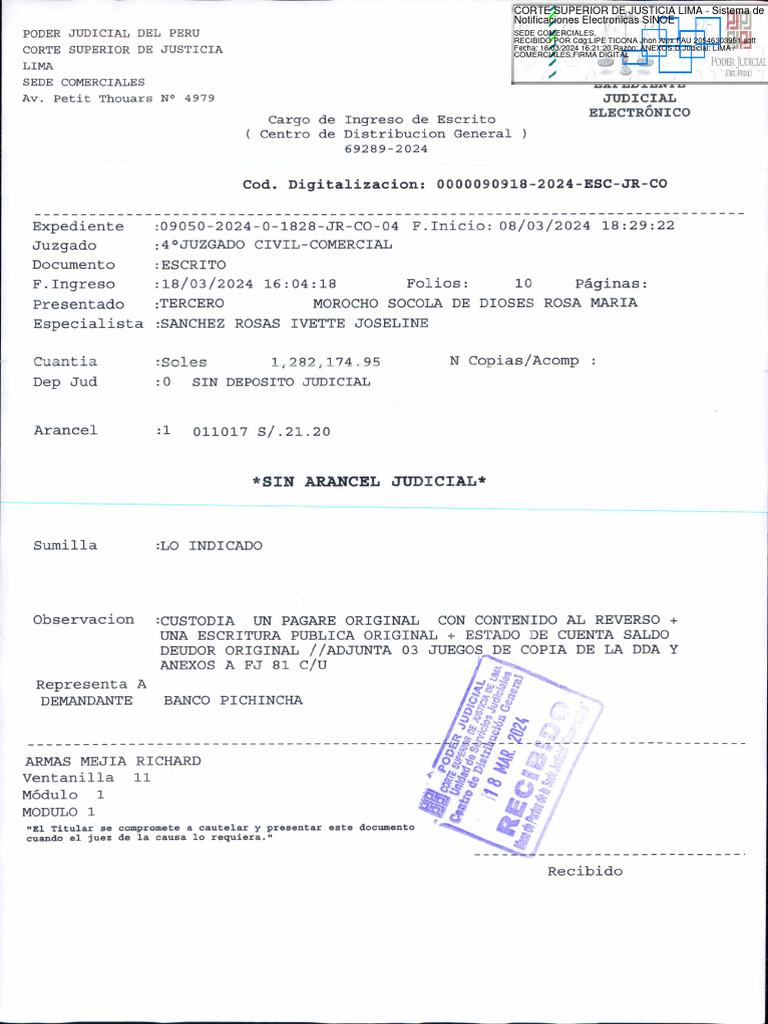 Exp. Ghcorp Sac (Edg) | Descargar gratis PDF | Póliza de seguros | Seguro