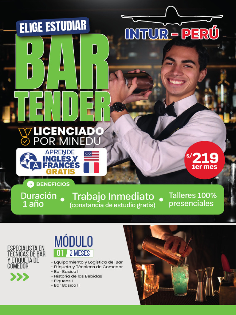 Brochure Bartender | PDF