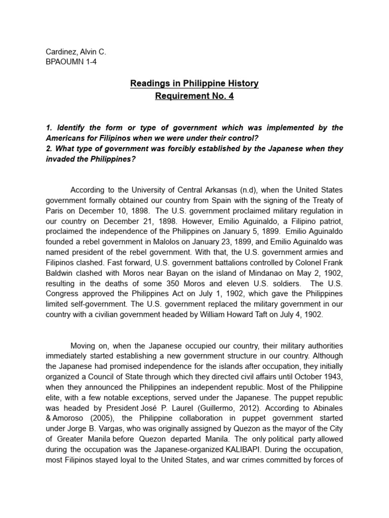 Cardinez, AC - As4 | PDF | Philippines