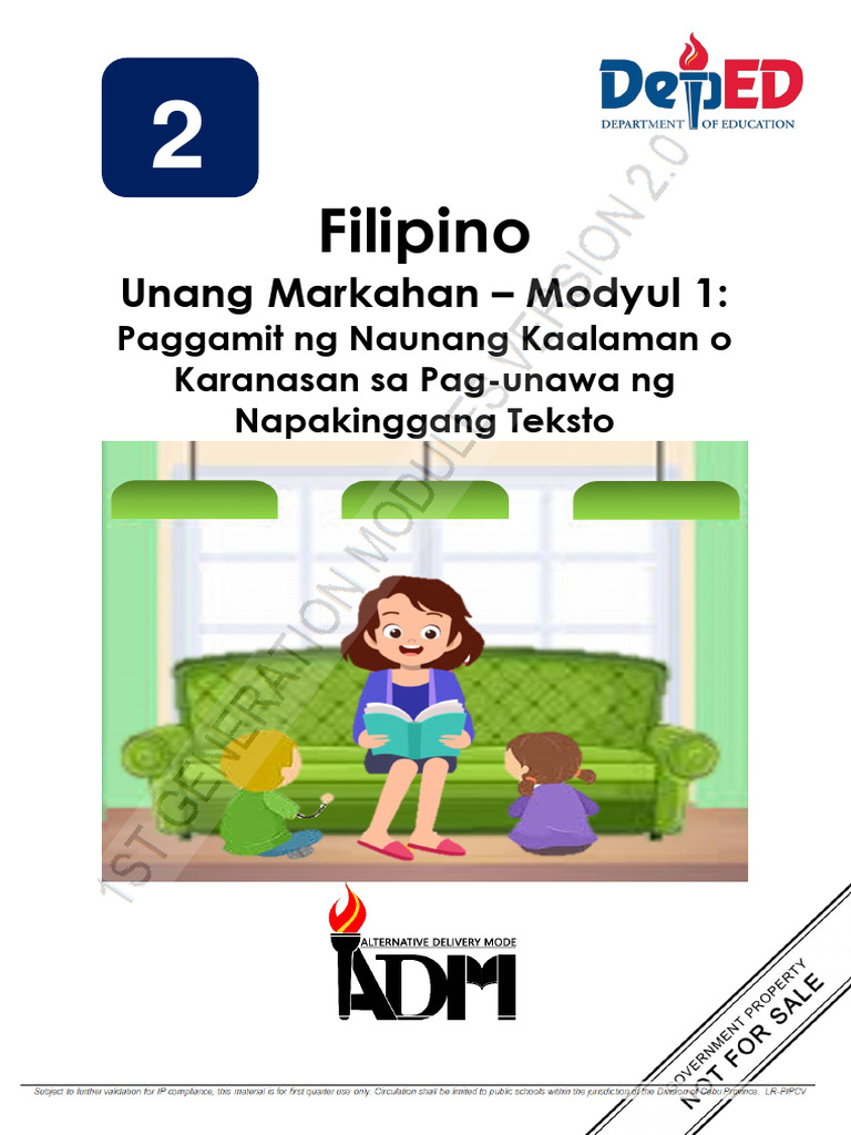 Gr.-2-FIL2-Q1-MODYUL-1 (Edited -Final 2) | PDF