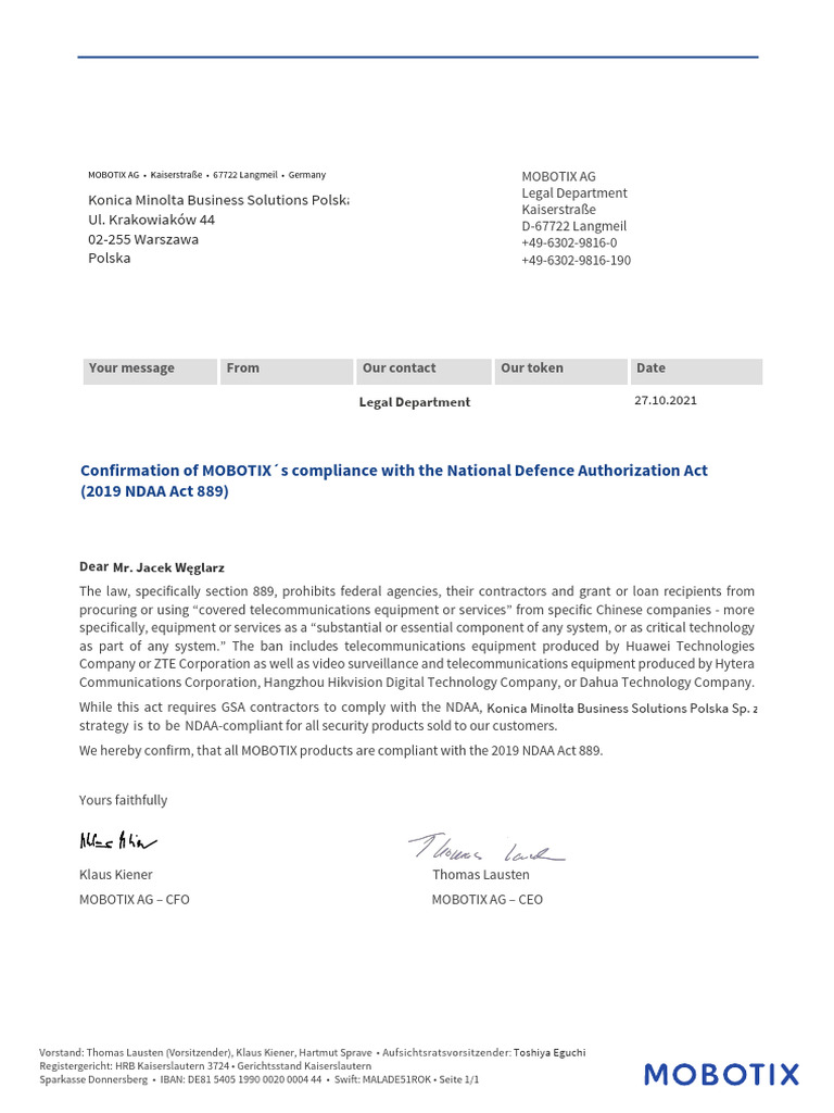 US - NDAA-KM CE Competence Center | PDF | Business | Government