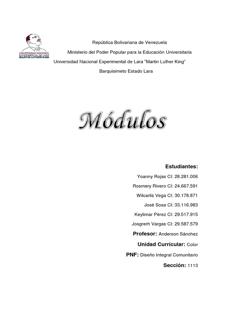 Modulos | PDF | Diseño | Geometría