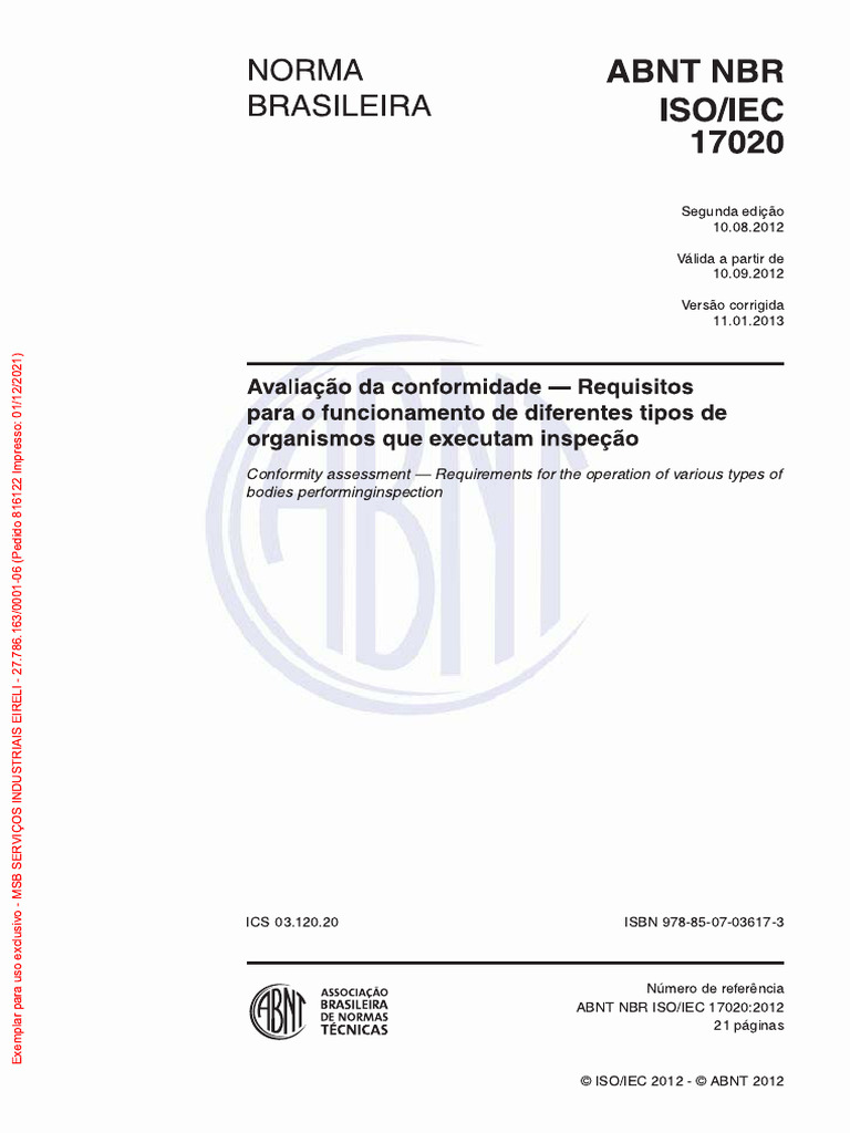 Iso 17020 | PDF