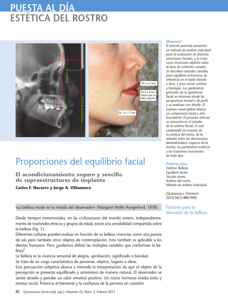 ESTÉTICA DEL ROSTRO | PDF | Cara | Belleza
