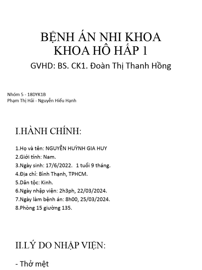 Ba Hen Nhi Nhóm 4 Y6 NTT | PDF