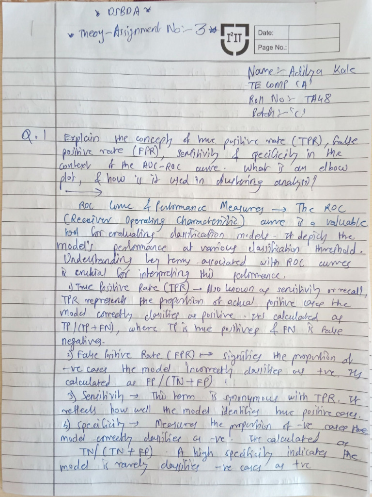 TA48 DSBDA Theory Assi3 | PDF