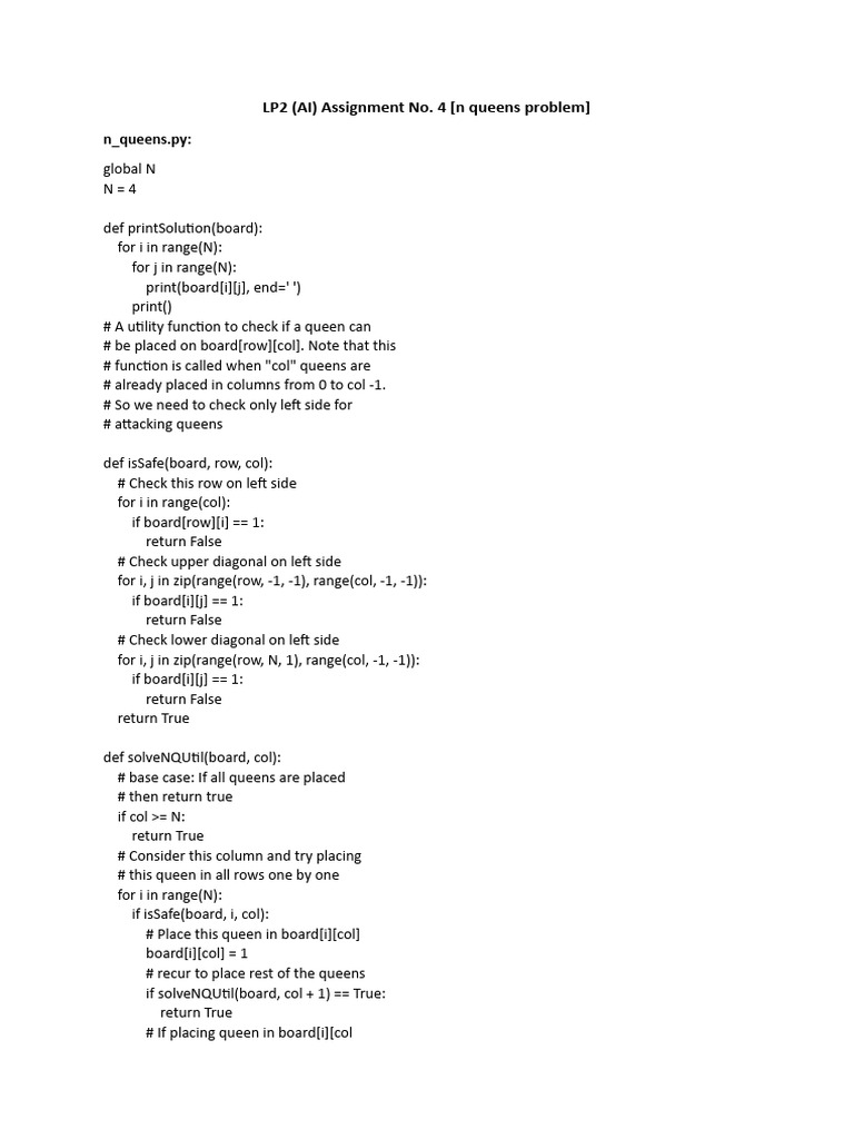 Ai N Queens | PDF | Computers | History