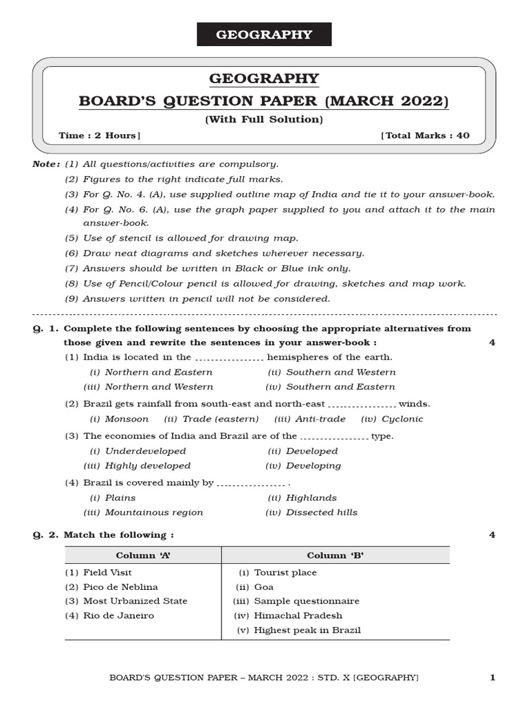 BQP 2022 | PDF | Coast | Forests