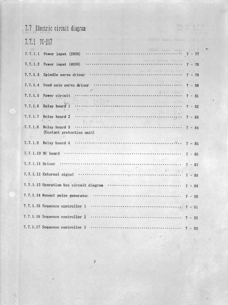 TC227 Electrical | PDF