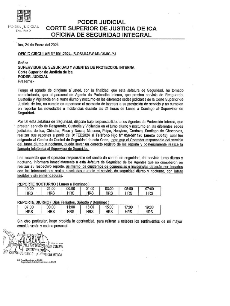 Oficio Circular | PDF Oficio Circular | PDF