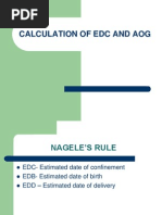 EDD & AOG Computation: Expected Date of Delivery & Age of Gestation ...