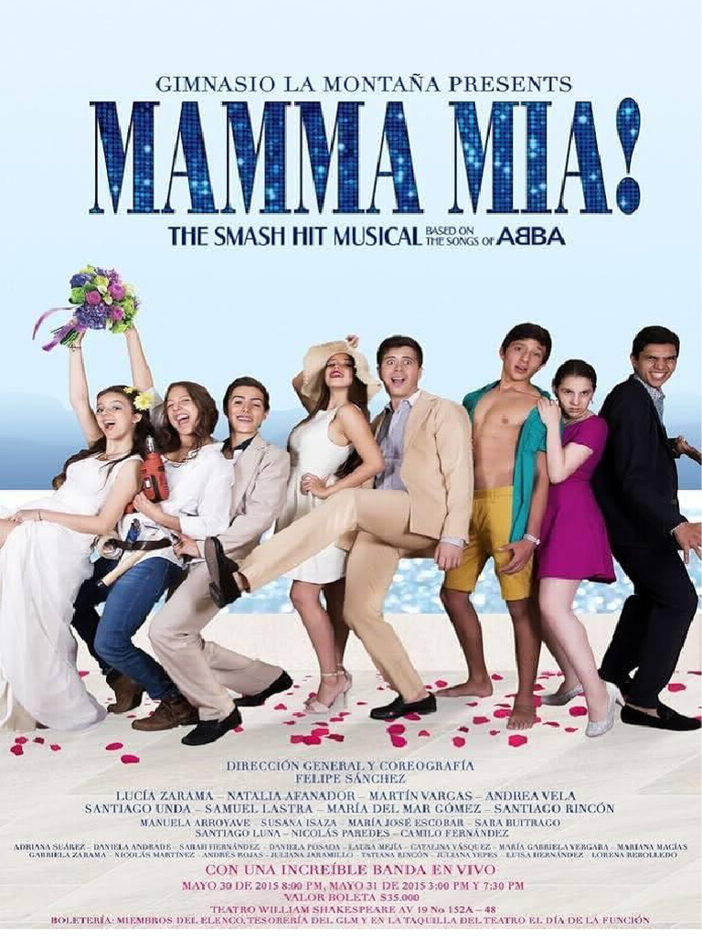 Mamma mia guion | PDF | Ropa