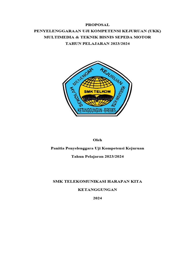 Proposal UKK Multimedia & TBSM 2023/2024 | PDF | Karier & Perkembangan