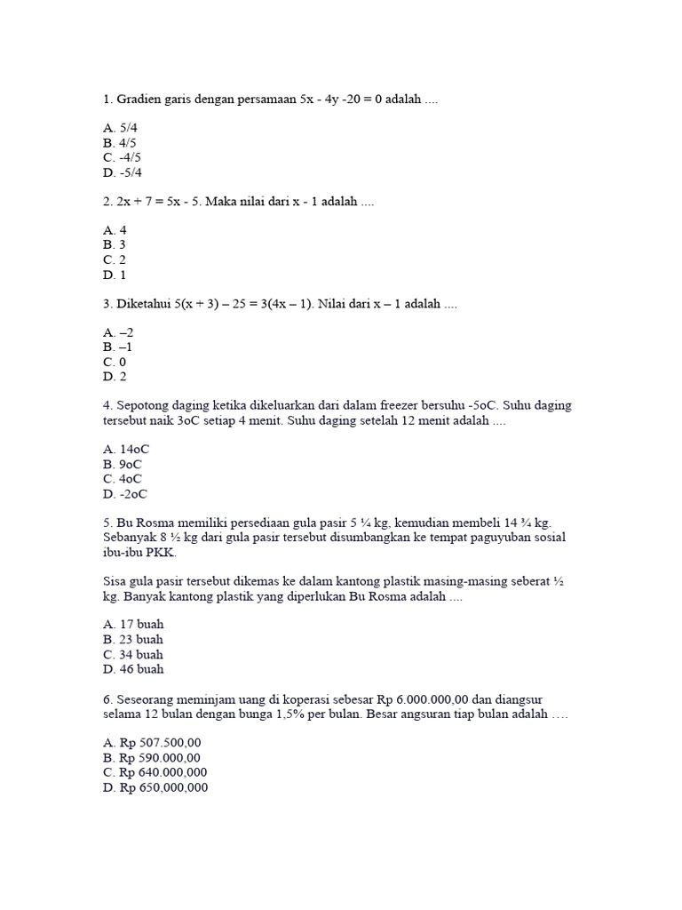 Soal Aspd Kls 9 | PDF | Metode & Bahan Ajar | Griya & Taman