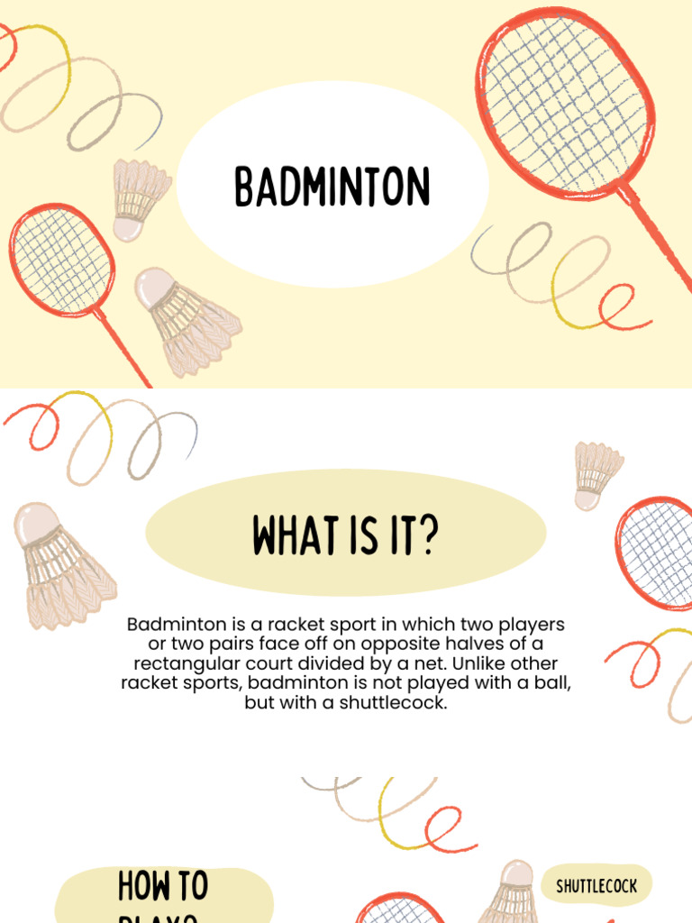 Badminton | PDF