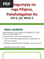 Filipino 6-Q1-Pagbibigay NG Kahulugan Sa Kilos at Pahayag NG Mga Tauhan Sa Pabula | PDF