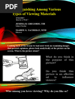 English: Quarter 2 Distinguishing Among Various Types of Viewing ...