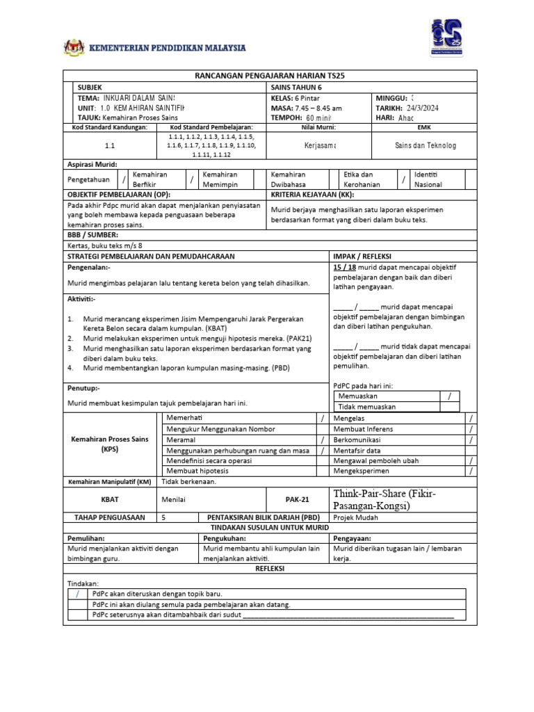 RPH Izmee M3 Ahad 2024 | PDF