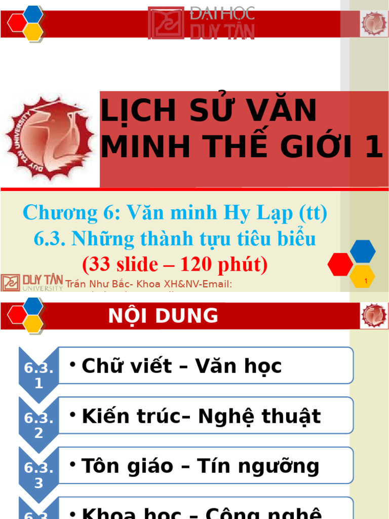 HIS 221 - Lich Su Van Minh The Gioi 1 - 2020S - Lecture Slides - 6-2 | PDF
