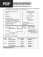 CEA format 2024-25 | PDF