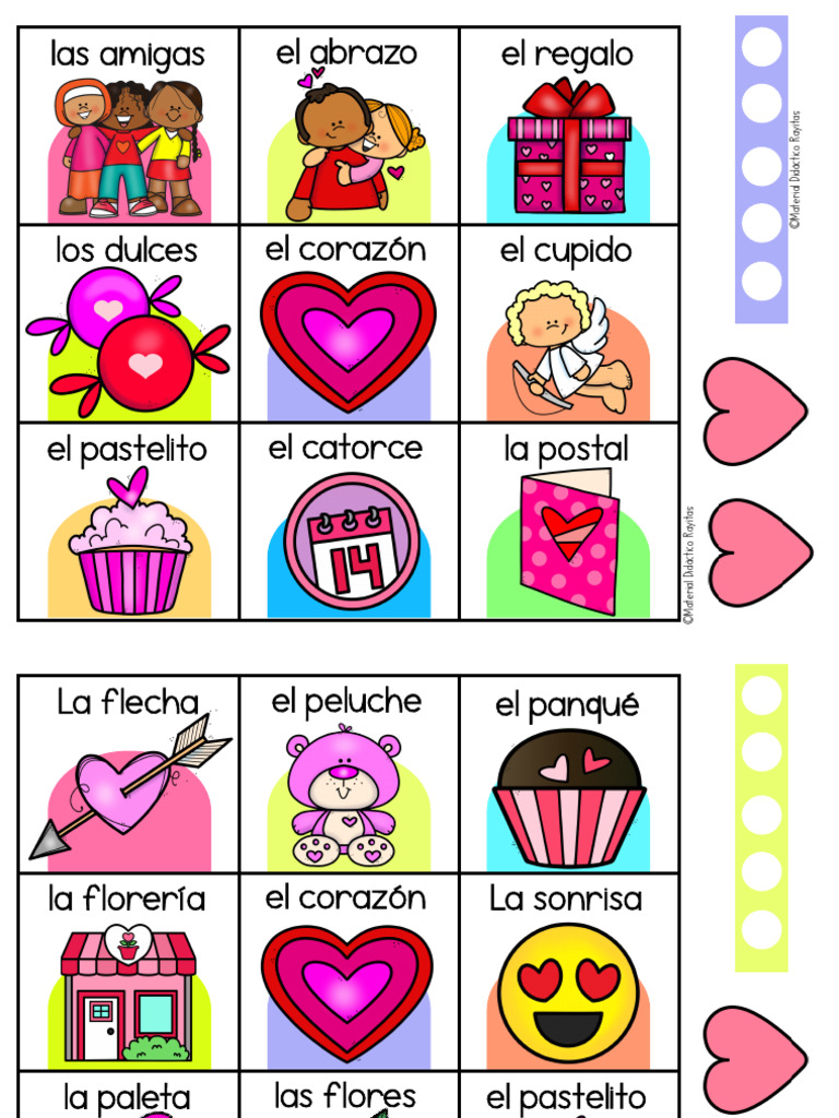 Loteria San Valentin | PDF | Cupido | Eros