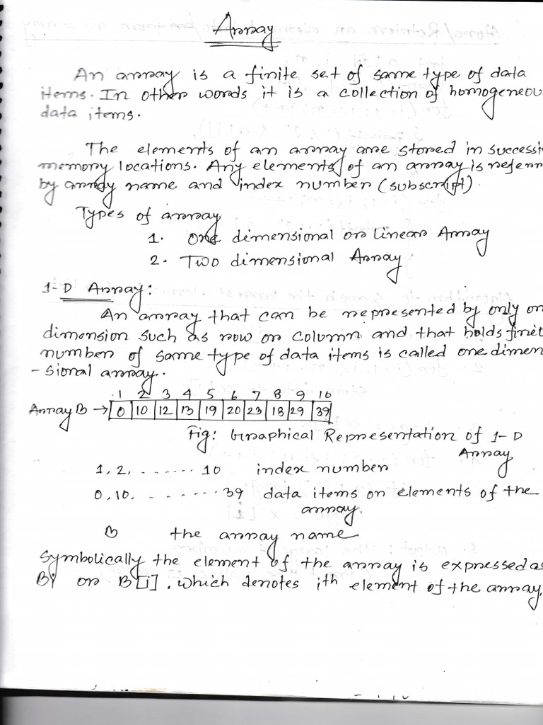 Array Part 01 | PDF