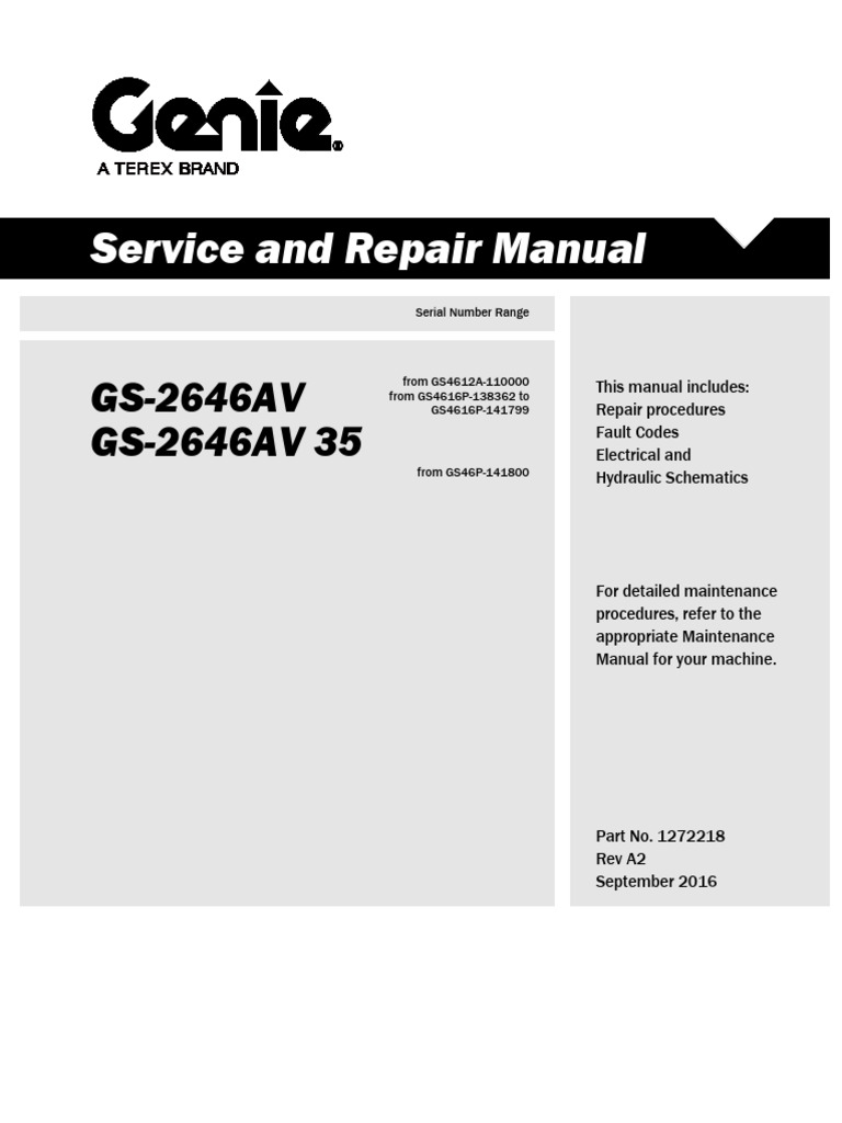 Genie GS 2646AV, 35 | PDF