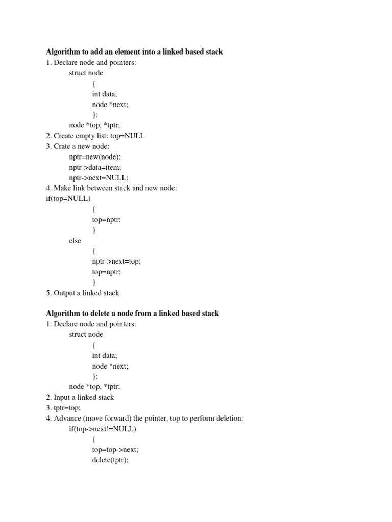Lecture Stack 02 | PDF | Pointer (Computer Programming) | Computer ... Lecture Stack 02 | PDF | Pointer (Computer Programming) | Computer ...