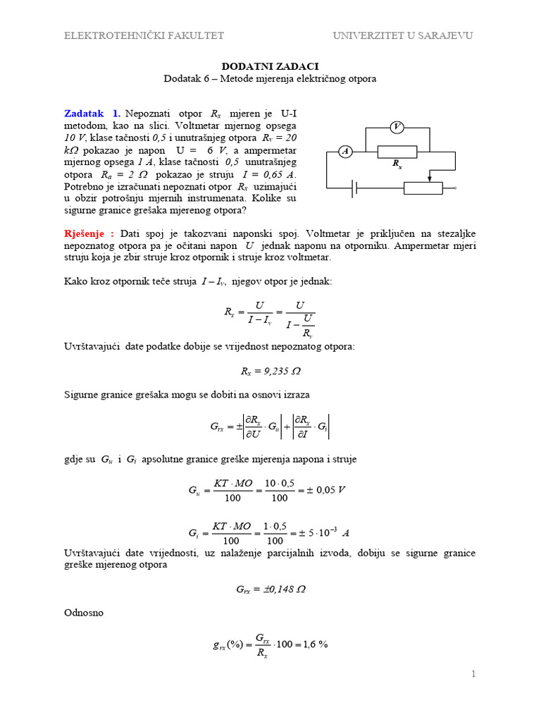 Dodatni Zadaci 6 | PDF