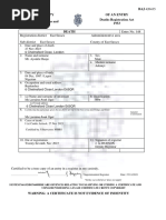 UK Death Certificate Completion Guide | PDF | Death | Coroner