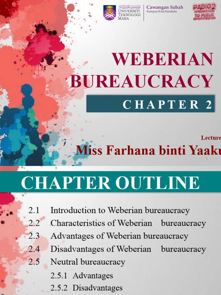 Chapter 2 - Weberian Bureaucracy | PDF | Bureaucracy | Max Weber