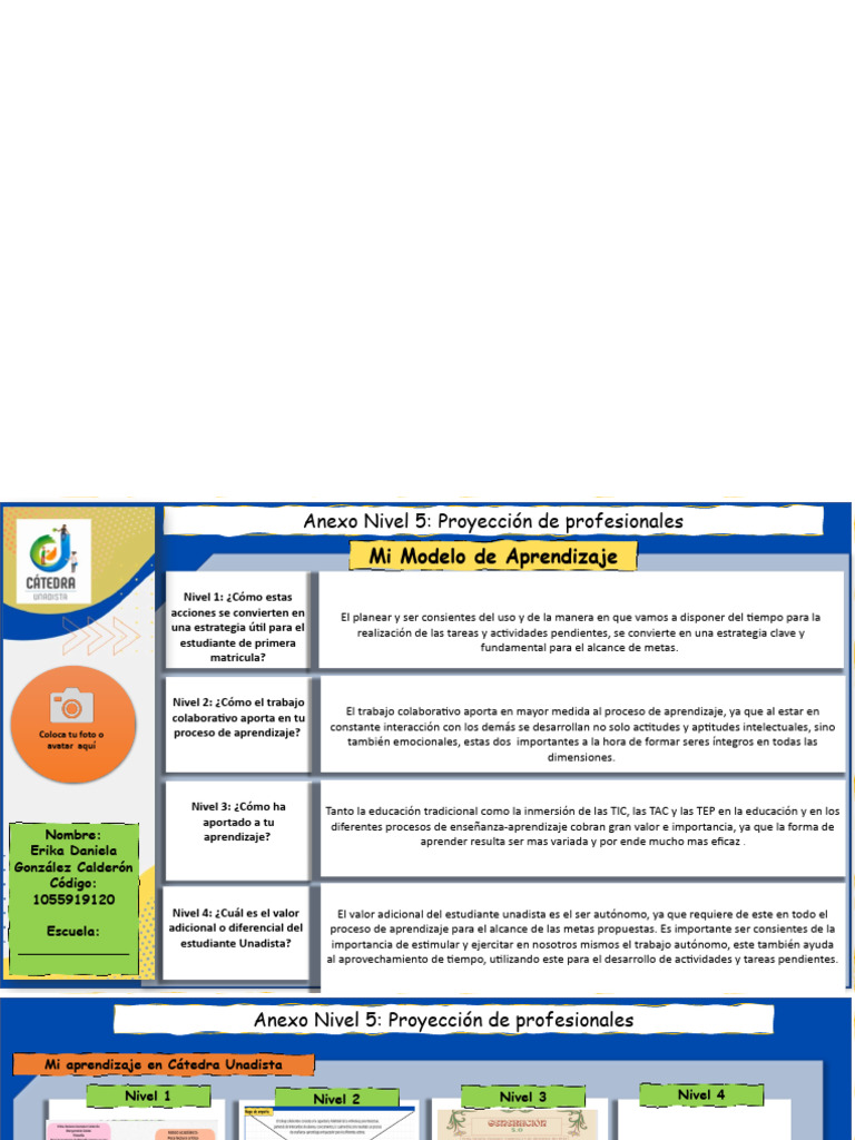Anexo 5 - Nivel 5 Modelo de Aprendizaje | PDF | Aprendizaje ...