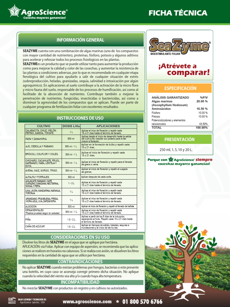 As FT Seazyme | PDF | Nutrientes