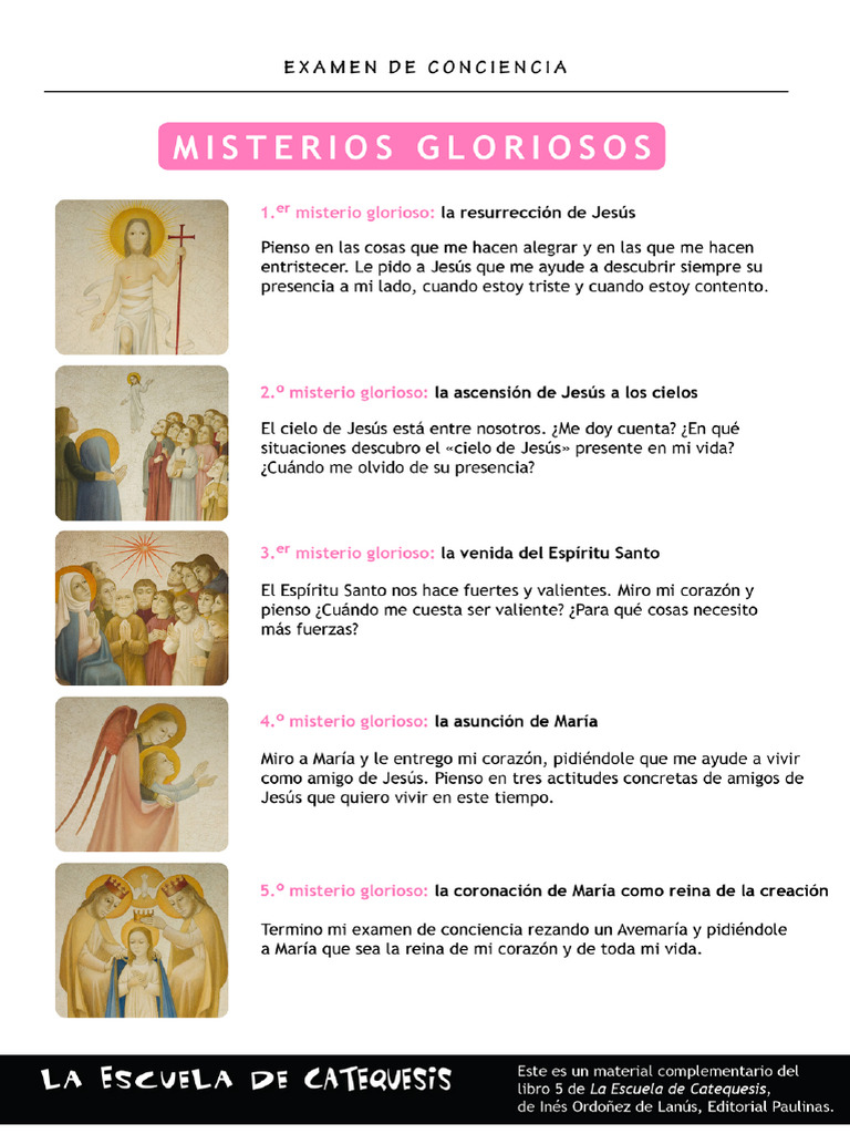 Misterios Gloriosos | PDF
