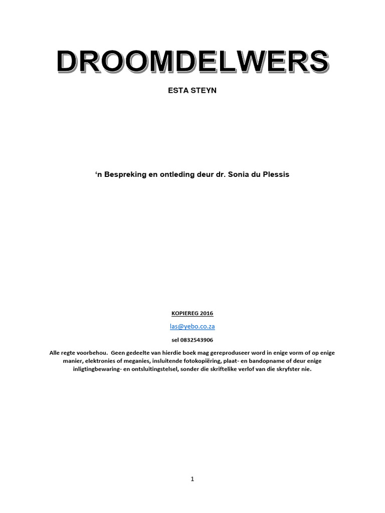 Droomdelwers Studiegids | PDF