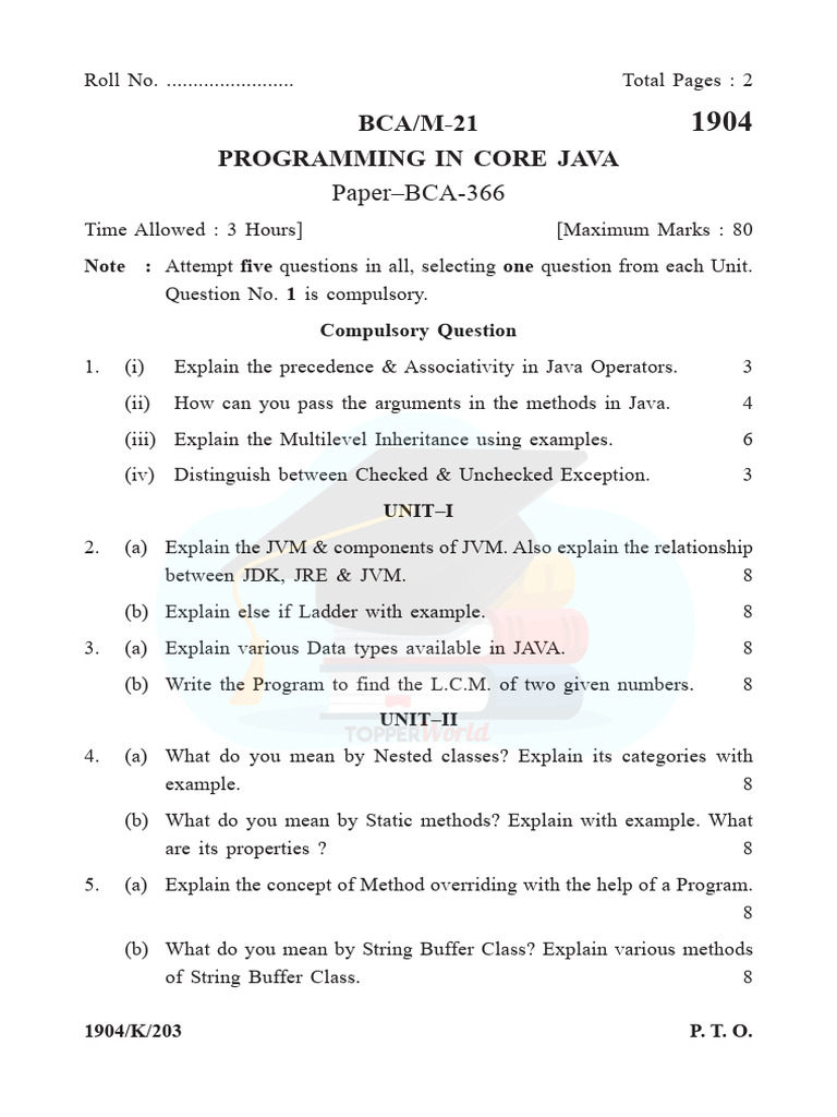 Java 2021 3 Pdf Class Computer Programming Java Programming 4790