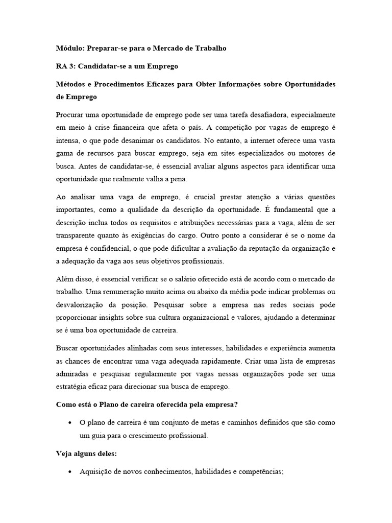 PPMT (1) .Docx Atualizado | PDF | Cultura organizacional | Emprego