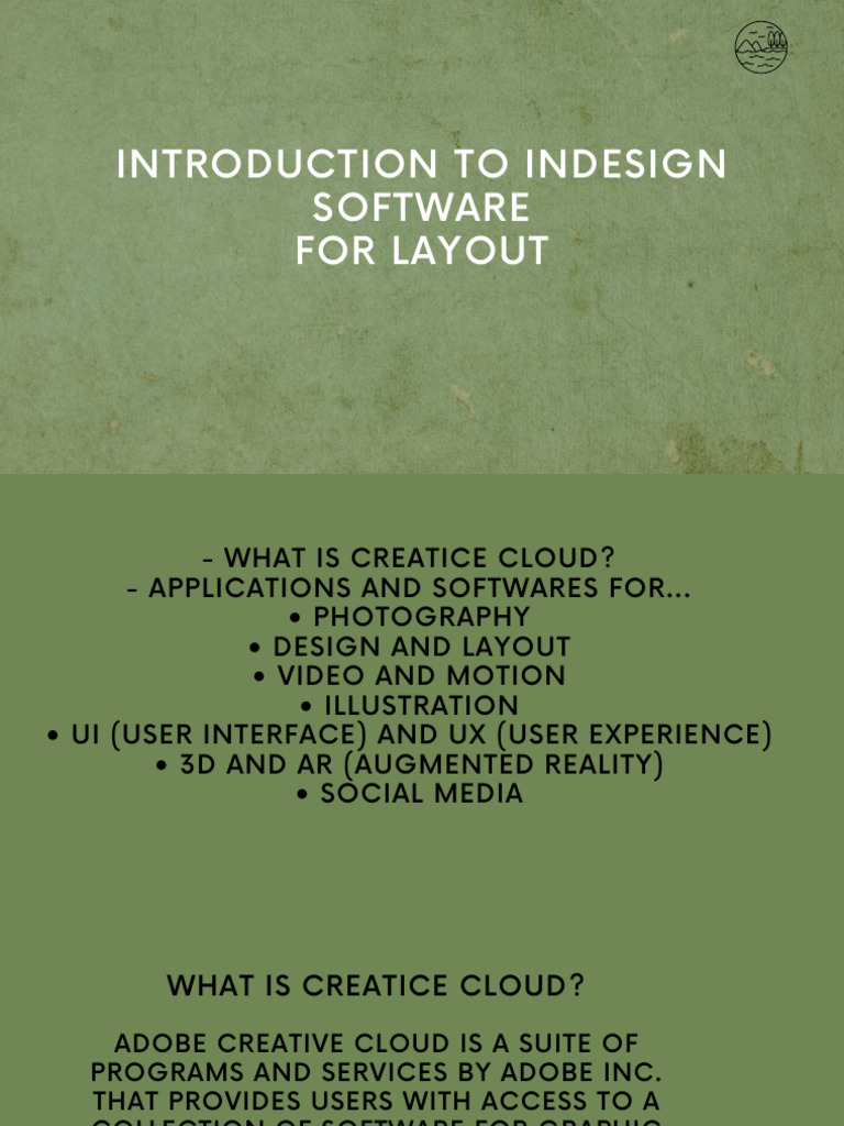 Introduction To Indesign Software For Layout | PDF