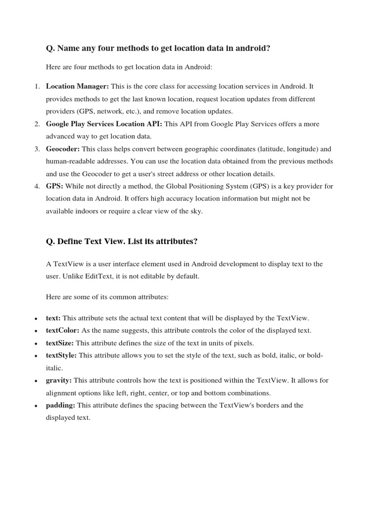 MAD-2 | PDF | Android (Operating System) | Mobile App