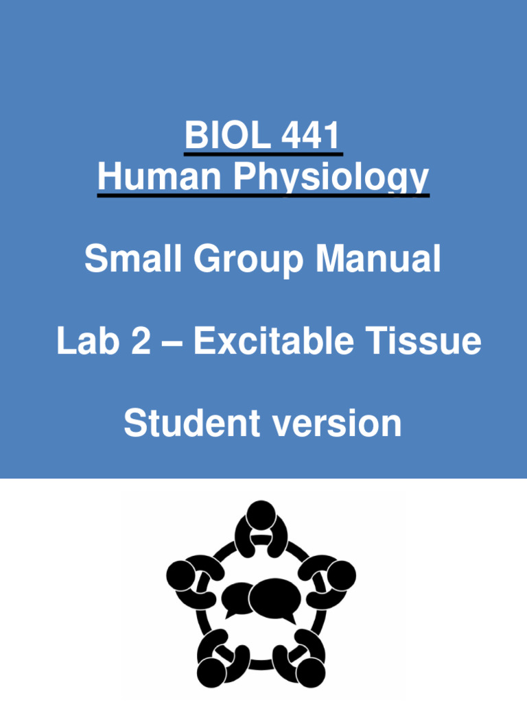Lab 02 Exciteable Tissue - Student F2020 | PDF | Chemical Synapse ...
