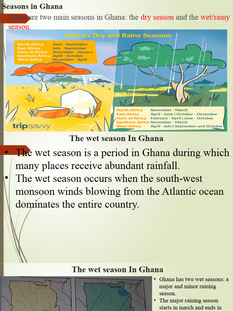 Seasons in Ghana: Dry and Wet | PDF