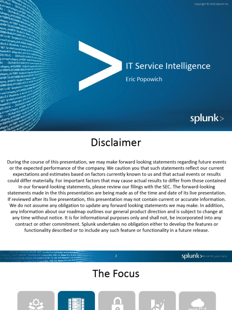 Splunk For IT Operations Montgomery | PDF | Mobile App | Hyper V