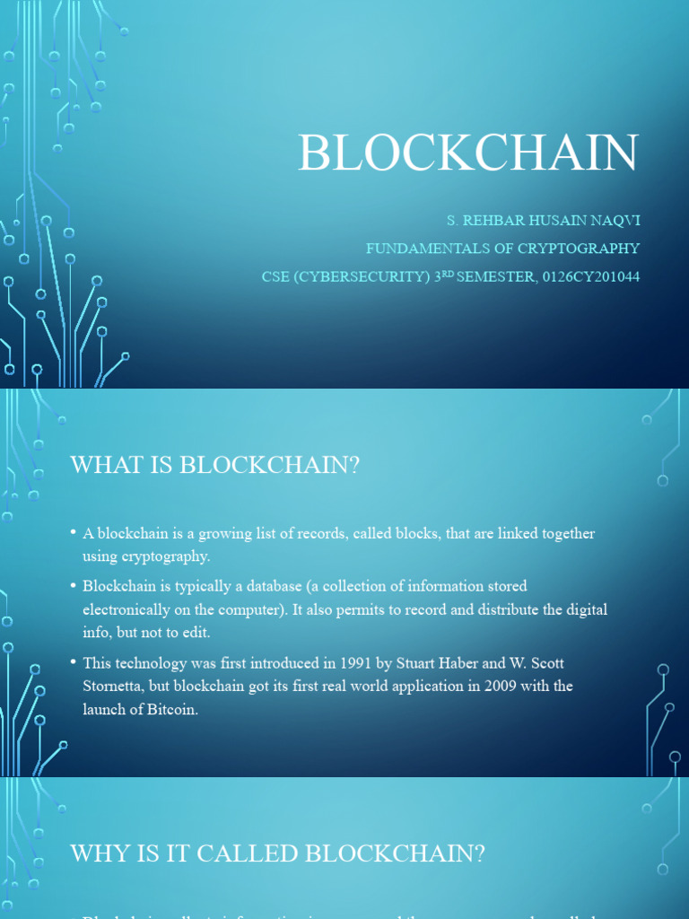 Blockchain | PDF | Cryptocurrency | Bitcoin