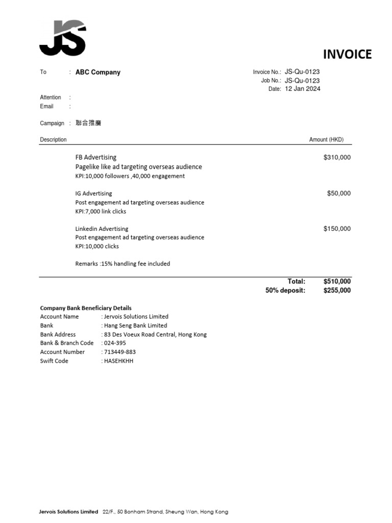 Invoice Sample | PDF