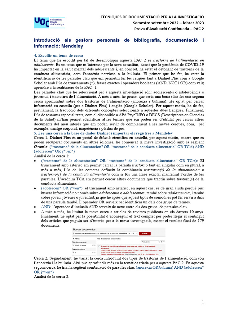 PAC 2 - Model de solucio¿ (1) | PDF