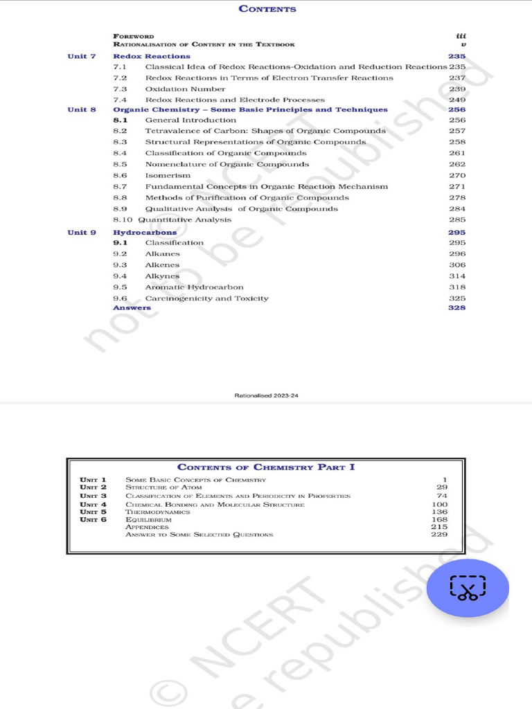 Chemistry class 11th and 12th chapters | PDF