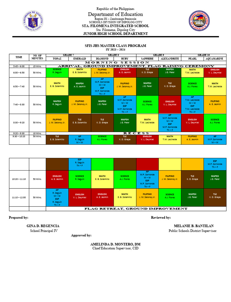 Half Day Class Schedule | PDF | Gemstone